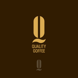 Coffee cafe logo design inspiration Royalty Free Vector