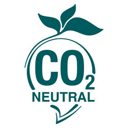 Carbon footprint c02 pollution symbol flat Vector Image