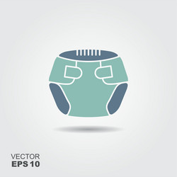 Baby diaper icon Royalty Free Vector Image - VectorStock