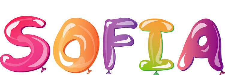 Sofia Name Design