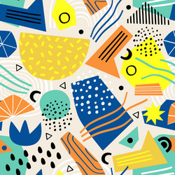 Abstract geometric seamless pattern Royalty Free Vector