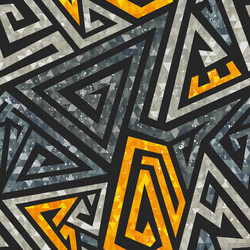 Tribal aztec seamless pattern Royalty Free Vector Image