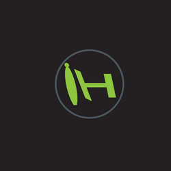 Hk-text-logo Royalty Free Vector Image - VectorStock