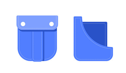 Pocket types set Royalty Free Vector Image - VectorStock