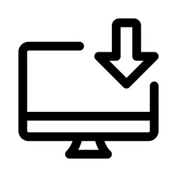Process of transferring or saving files in system Vector Image