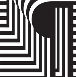 Black and white design template symbol Royalty Free Vector