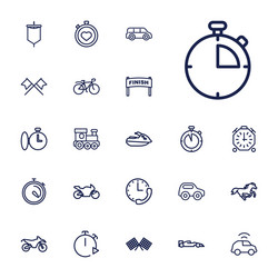 14 race icons Royalty Free Vector Image - VectorStock