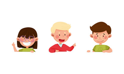 Kids Peeking Vector Images (over 560)