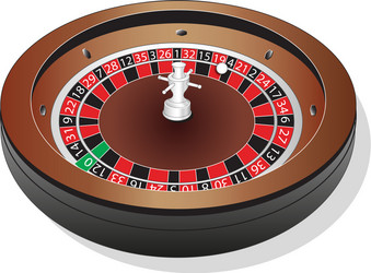 American roulette wheel Royalty Free Vector Image