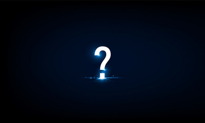 Abstract question mark key door lightning arrow Vector Image