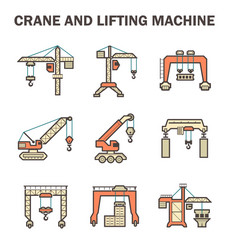 Mobile crane icon Royalty Free Vector Image - VectorStock