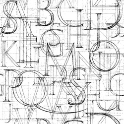 Geometric font creative alphabet typographic set Vector Image