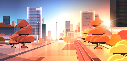 Empty City Street Vector Images (over 8,300)