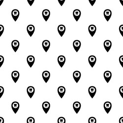 Small tooth icon simple style Royalty Free Vector Image