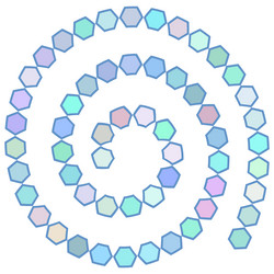 Abstract futuristic maze zigzag pattern template Vector Image