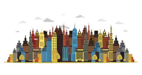 Cityscape Royalty Free Vector Image - VectorStock