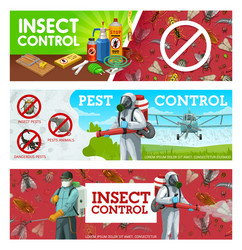 Pest control infographics Royalty Free Vector Image