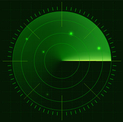 Radar screen futuristic hud display Royalty Free Vector
