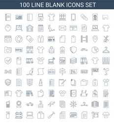 Blank icons Royalty Free Vector Image - VectorStock