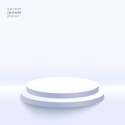 Platform mockup for product display background Vector Image