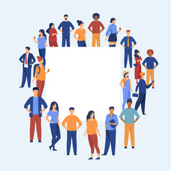 Cartoon Crowd People Vector Images (over 16,000)
