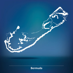 Bermuda Map Outline Vector Images (61)