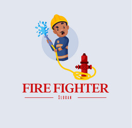 Logo for fire engine Royalty Free Vector Image