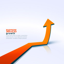 Leading moving forward arrow concept background Vector Image