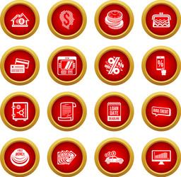 Avail credit icon simple style Royalty Free Vector Image