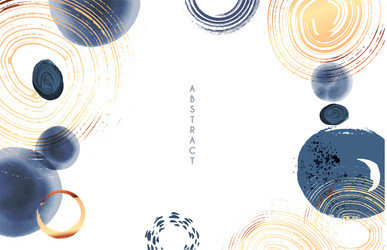 Abstract dusty blue liquid watercolor background Vector Image