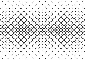 Abstract black diagonal halftone pattern on white Vector Image
