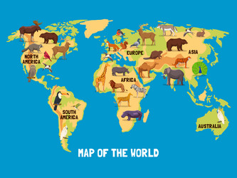 Map of Europe with Animals Vector Images (over 630)