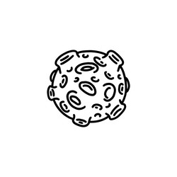 Moon with Craters Vector Images (over 4,500)