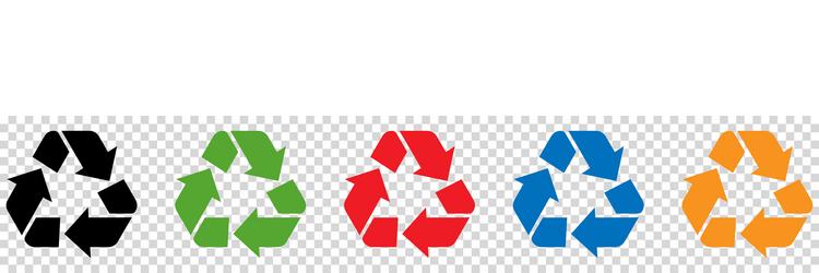 Recycle icon set Royalty Free Vector Image - VectorStock
