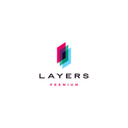 Layers logo icon Royalty Free Vector Image - VectorStock