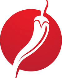 Chili symbol Royalty Free Vector Image - VectorStock