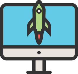 Launch Royalty Free Vector Image - VectorStock