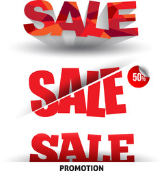 Color sale text Royalty Free Vector Image - VectorStock