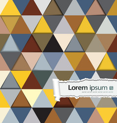 Cool modern triangle pattern abstract Royalty Free Vector