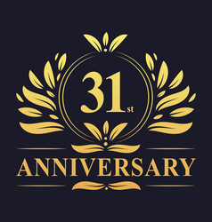 31 Years Anniversary Vector Images (over 460)