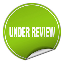 Manuscript under review icon Royalty Free Vector Image