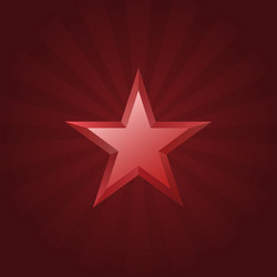 Communist star red socialist Royalty Free Vector Image