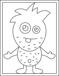 Tongue Out Alien Vector Images (64)