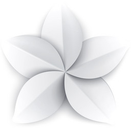 Paper leaves realistic composition Royalty Free Vector Image