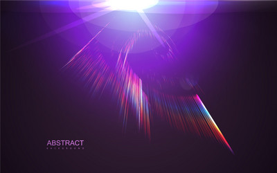 Aurora borealis transparent light effect Vector Image