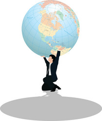Business world Royalty Free Vector Image - VectorStock