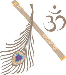 Radha krishna hindu god Royalty Free Vector Image