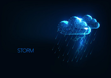 Futuristic cloud synchronization concept Vector Image