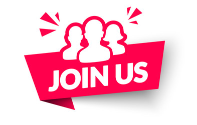 Join now label click arrow Royalty Free Vector Image