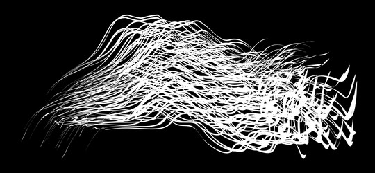 White flow brushstroke on background fluffy Vector Image